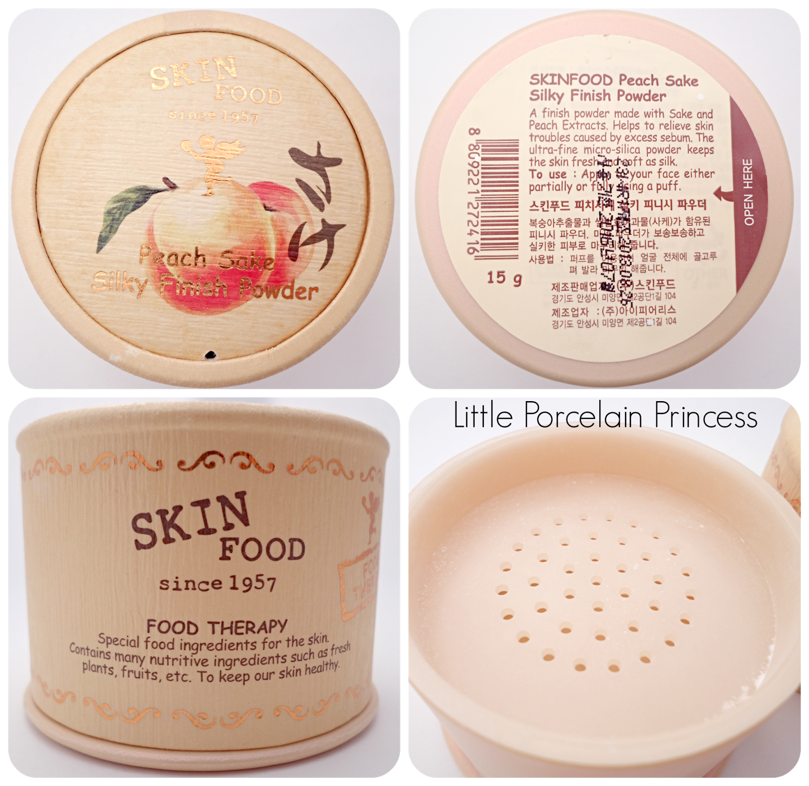 Little Porcelain Princess: Fail or Holy Grail Review: Skinfood Peach Sake Silky Finish Powder