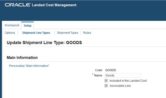 Oracle E Business Suite R12: Setting up Landed Cost Module in R12.2.5