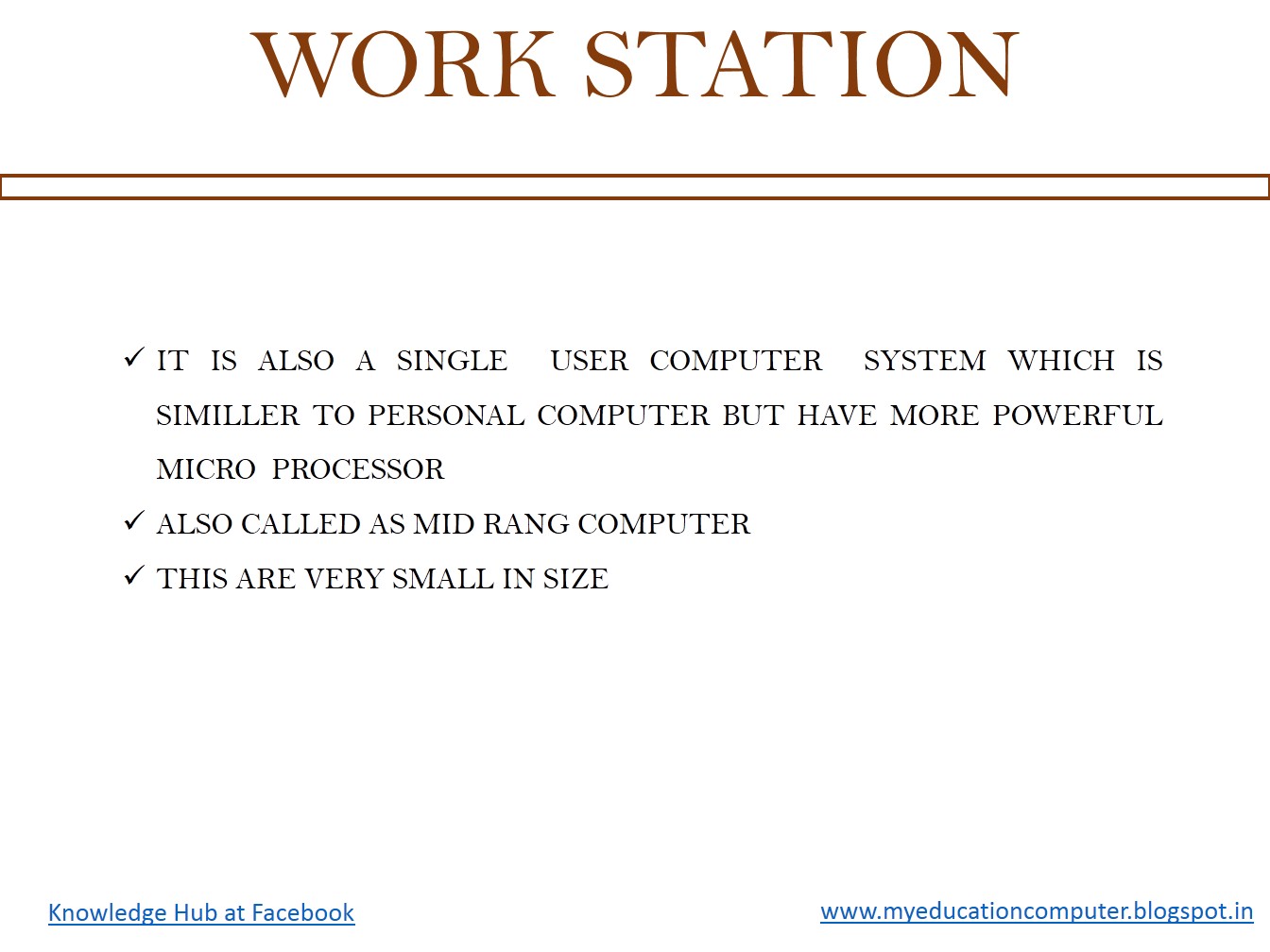 Knowledge Hub: Types Of Computer (Basic computer types & Detail ...