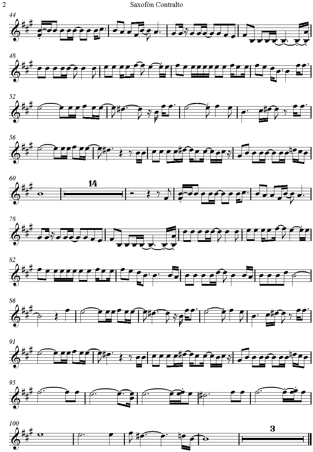 Partitura De Bon Jovi Blaze Of Glory Para Saxofon Partituras Y