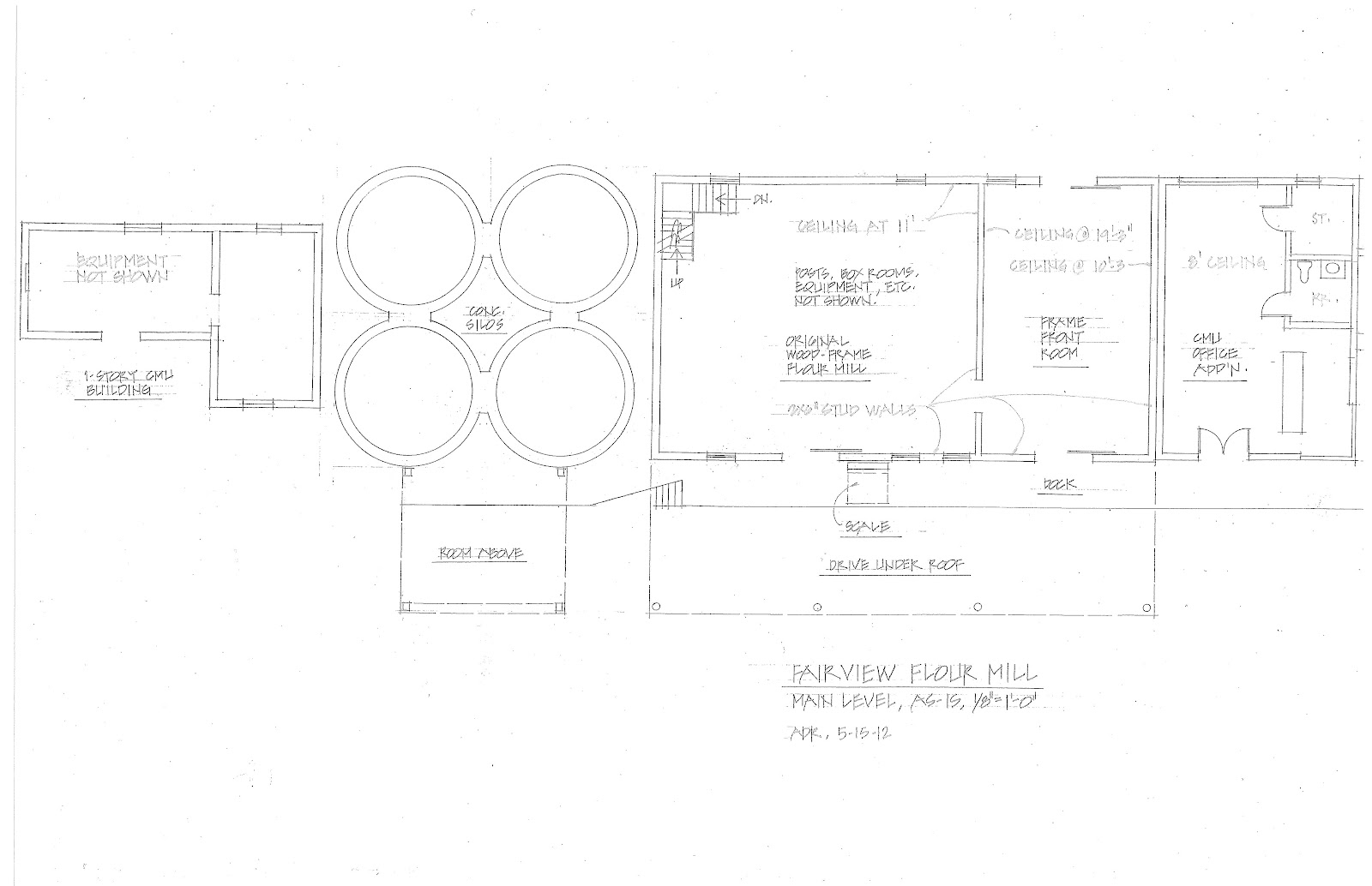 The Historic Fairview Roller Mill - Sanpete, Utah: Mill Layout