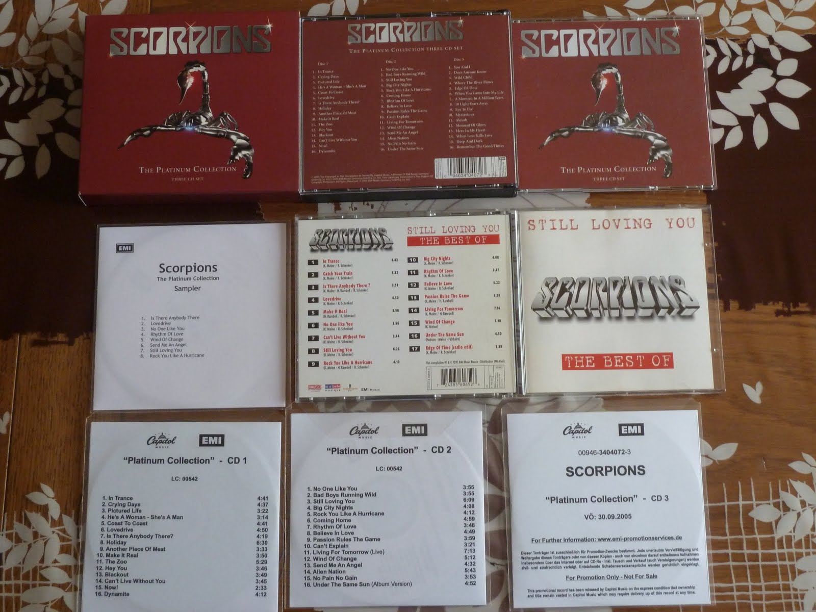 Scorpions Collection: COMPILATION CD