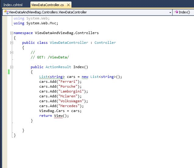 ViewBag in Asp.net MVC3 Razor | 20Fingers2Brains