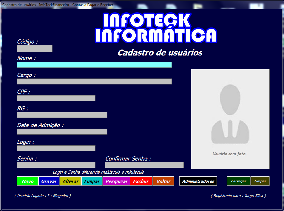 Infoteck Informática: Manual InfoTeck-Financeiro