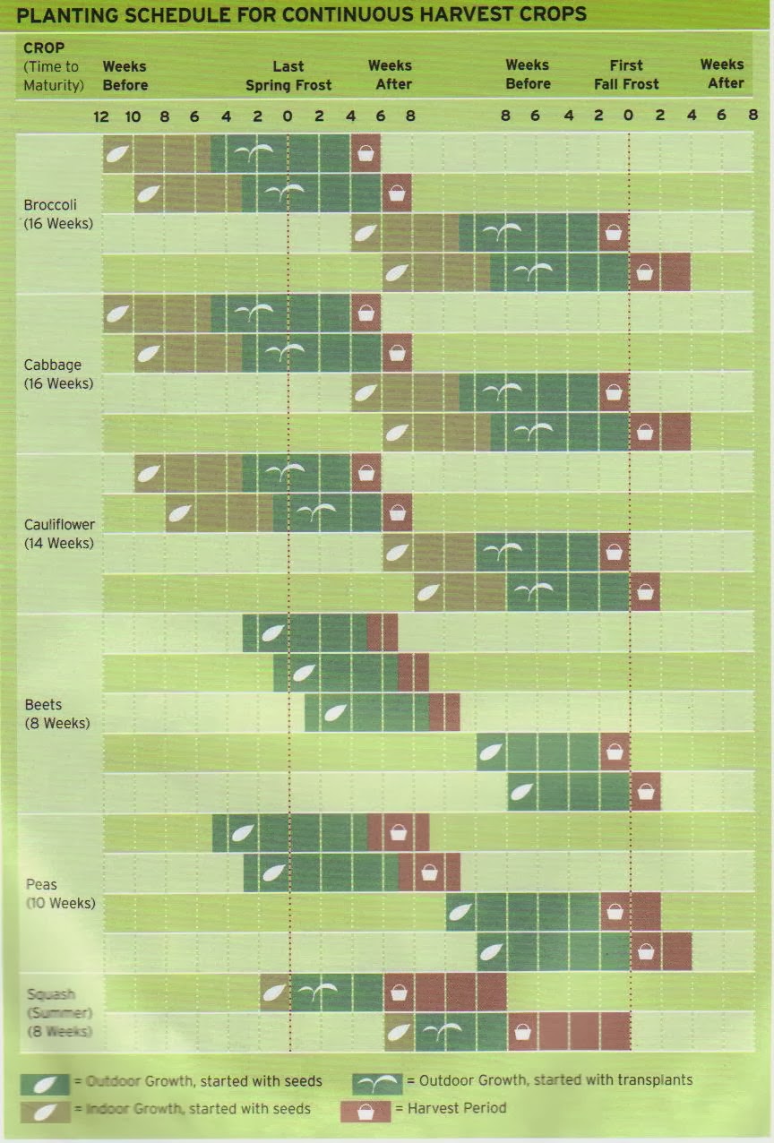Zanesville Growing Together: Planting Schedules