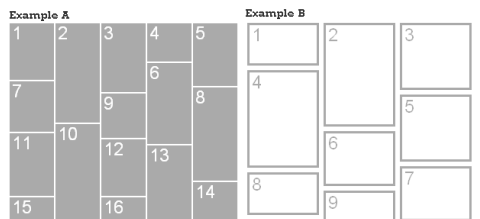 Masonry Cascading grid layout library - jQuery 2 DotNet