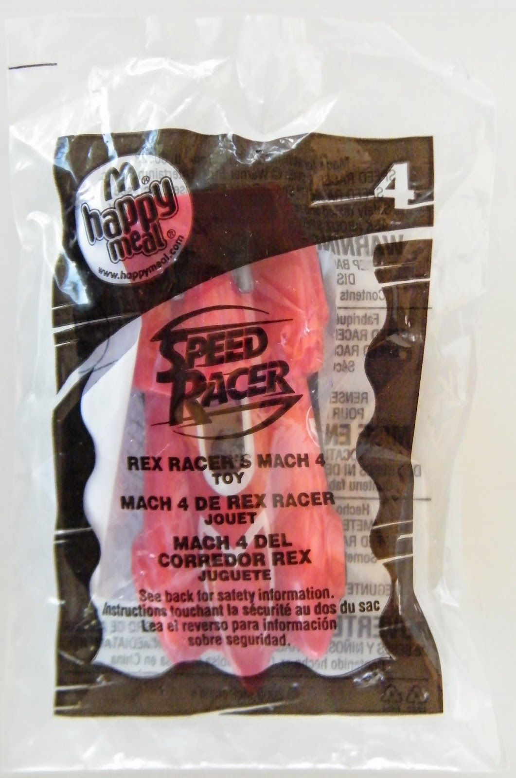Toys and Stuff: McDonald's 2008 'Speed Racer' Movie Cars - No. 4 Rex ...