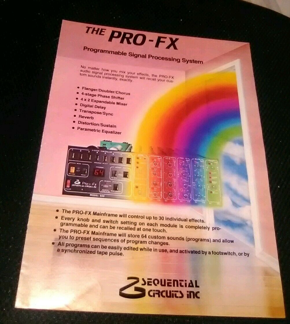 MATRIXSYNTH: Sequential Circuits "The Right Stuff!" Brochure Ad