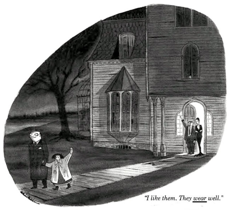 Hairy Green Eyeball 3: Chas Addams early 1950s