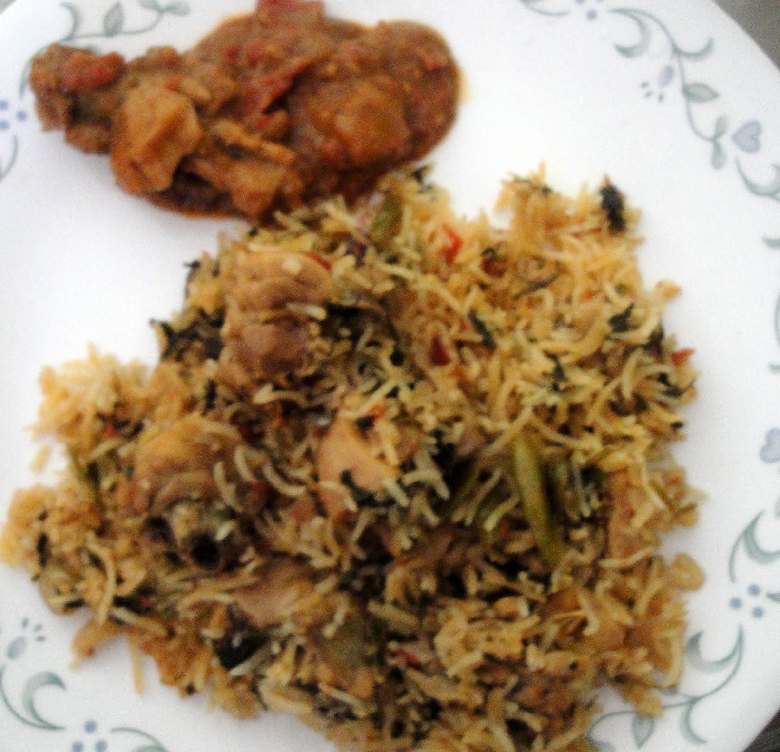 Chettinad style chicken biryani