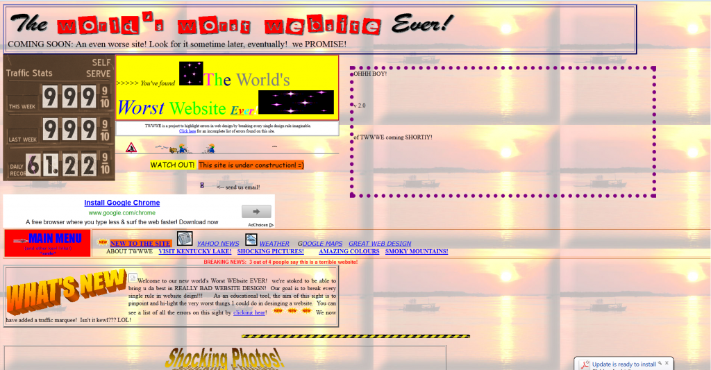 Happy Hat's: Good and Bad website designs