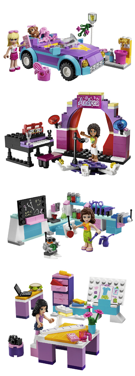 PRECOCE: Lego para meninas