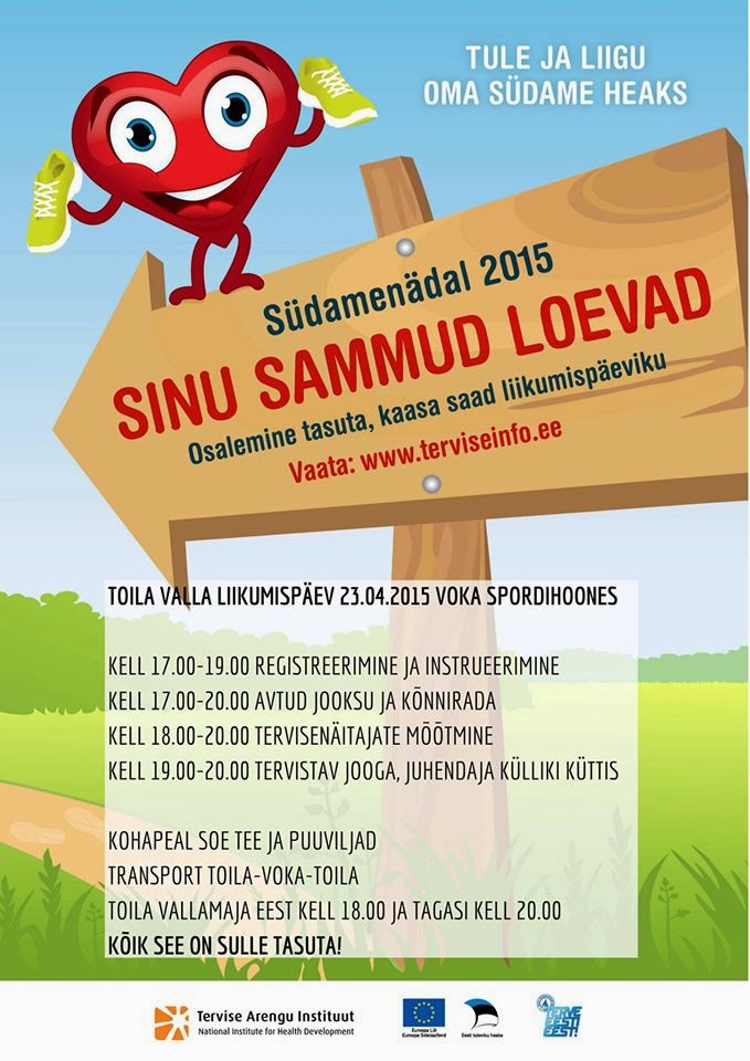 TOILA VALLA LEHT: Ka Sinu sammud loevad!