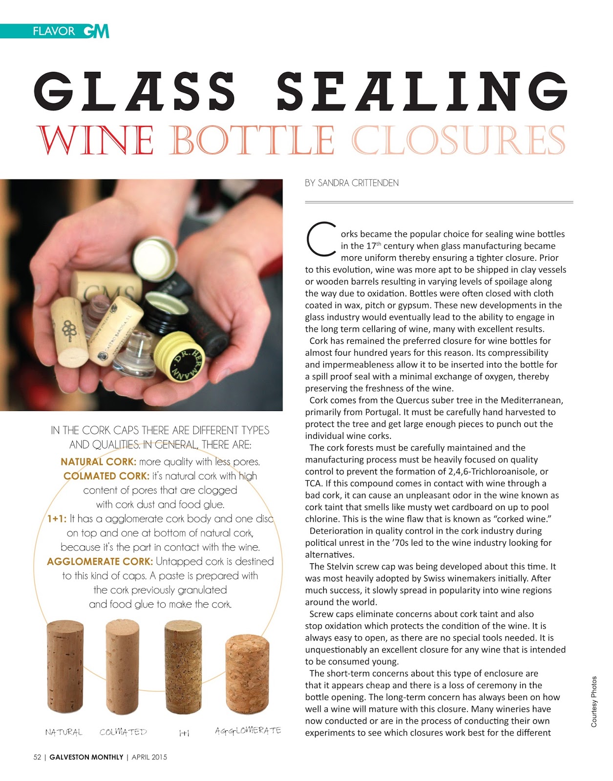 Glass Sealing - Wine Bottle Closures