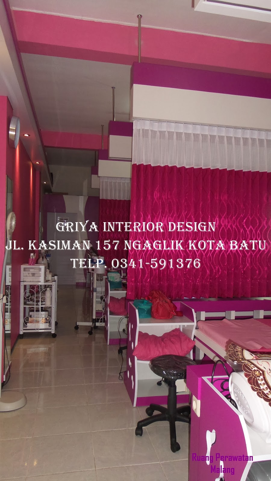 design interior: KLINIK KECANTIKAN DR. VEE - MALANG