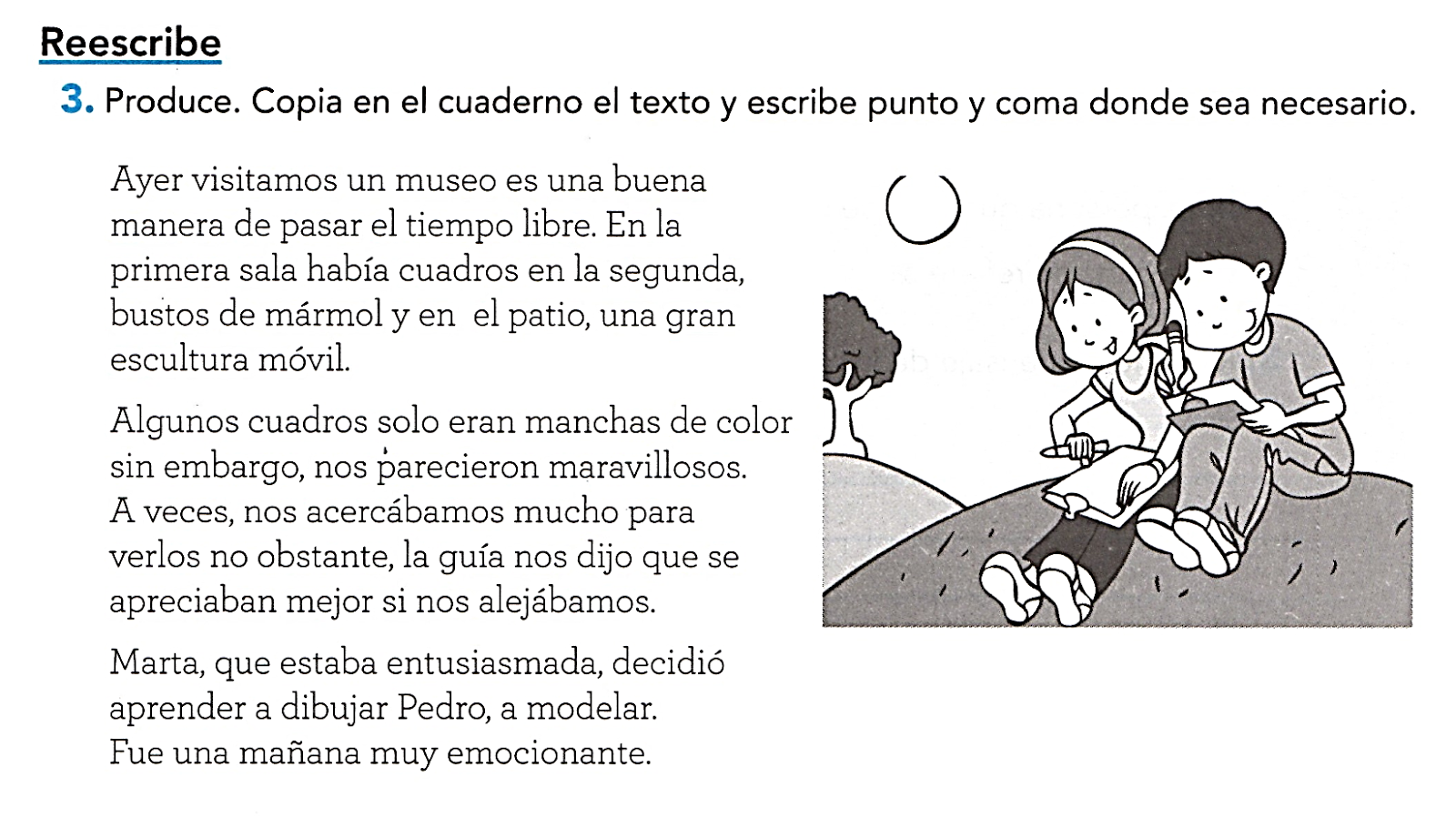 QUINTO GRADO : USO DE COMA Y PUNTO Y COMA