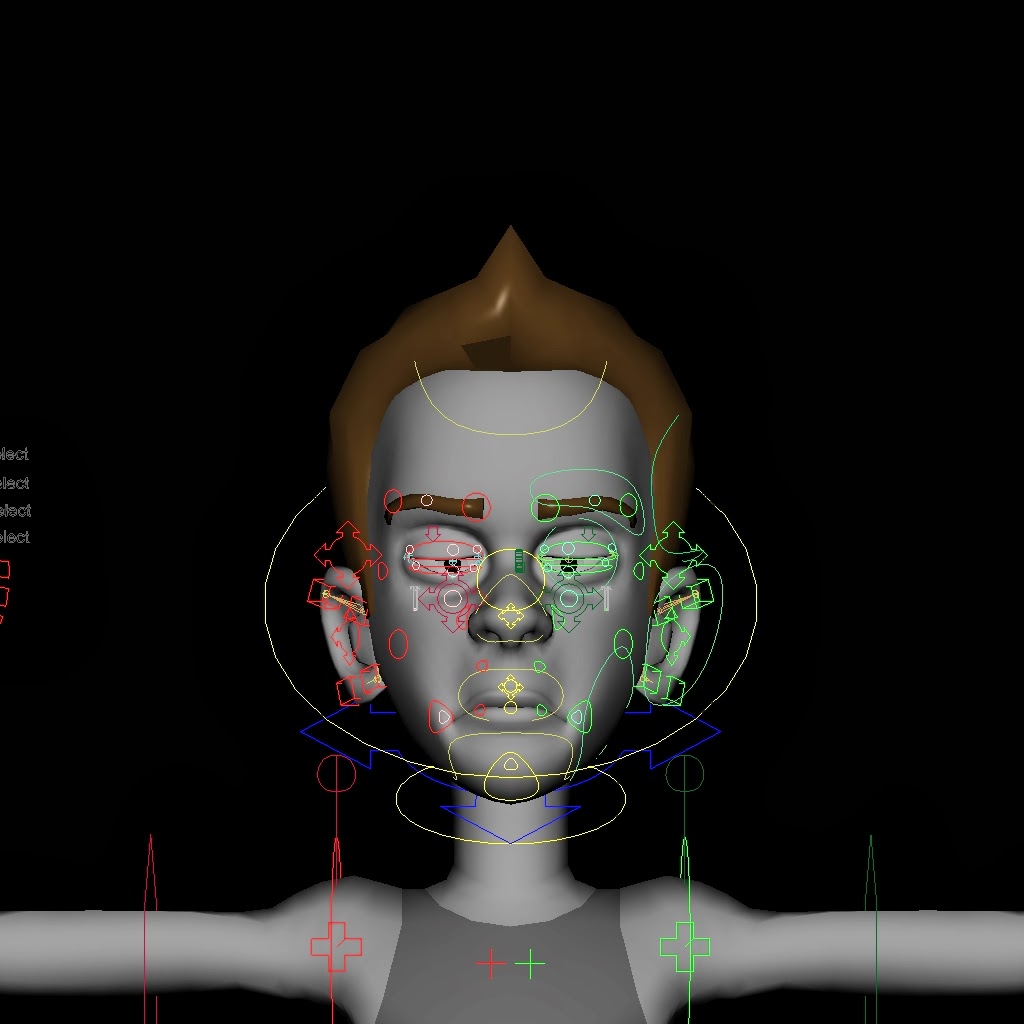 Introduction to 3D Animation: Facial expressions study