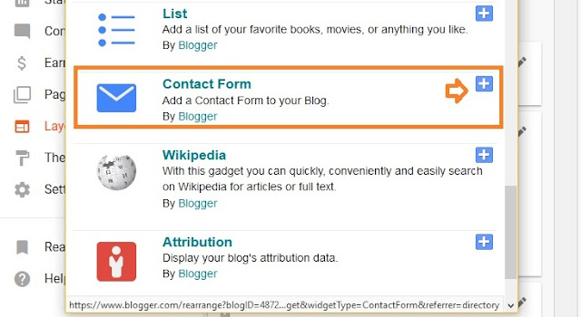 How To Add A Contact Form & Create A Separate Contact Us Page On Blogger