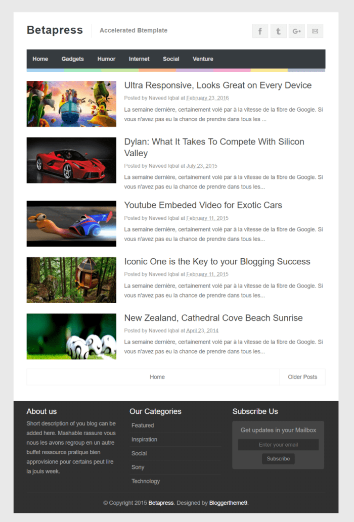 25 Best Free AMP Blogger Templates 2024 To Speedup Your Loading Speed