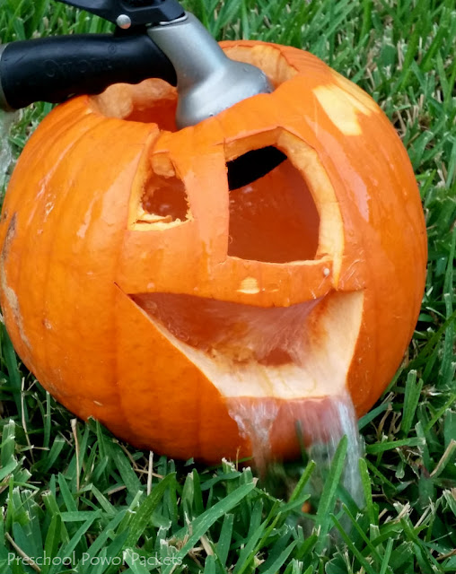 Preschool Pumpkin Water Science Experiment/STEM | Preschool Powol Packets