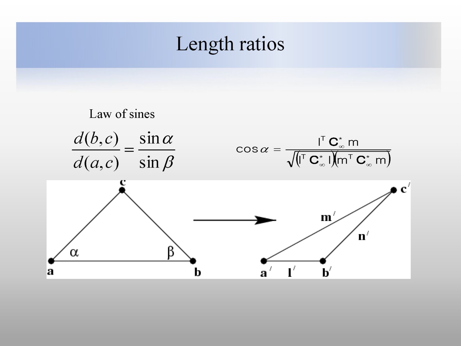 공부: Multiple View Geometry (3)Cont.