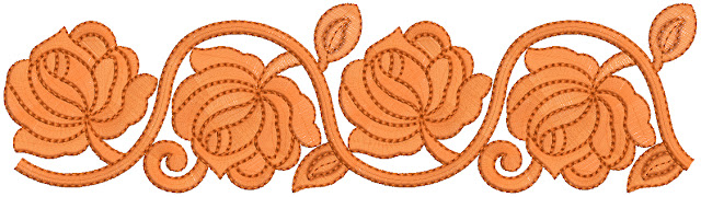 EmbDesignTube: Embroidered Lace Borders Of Monsoon Breeze Collection 2013