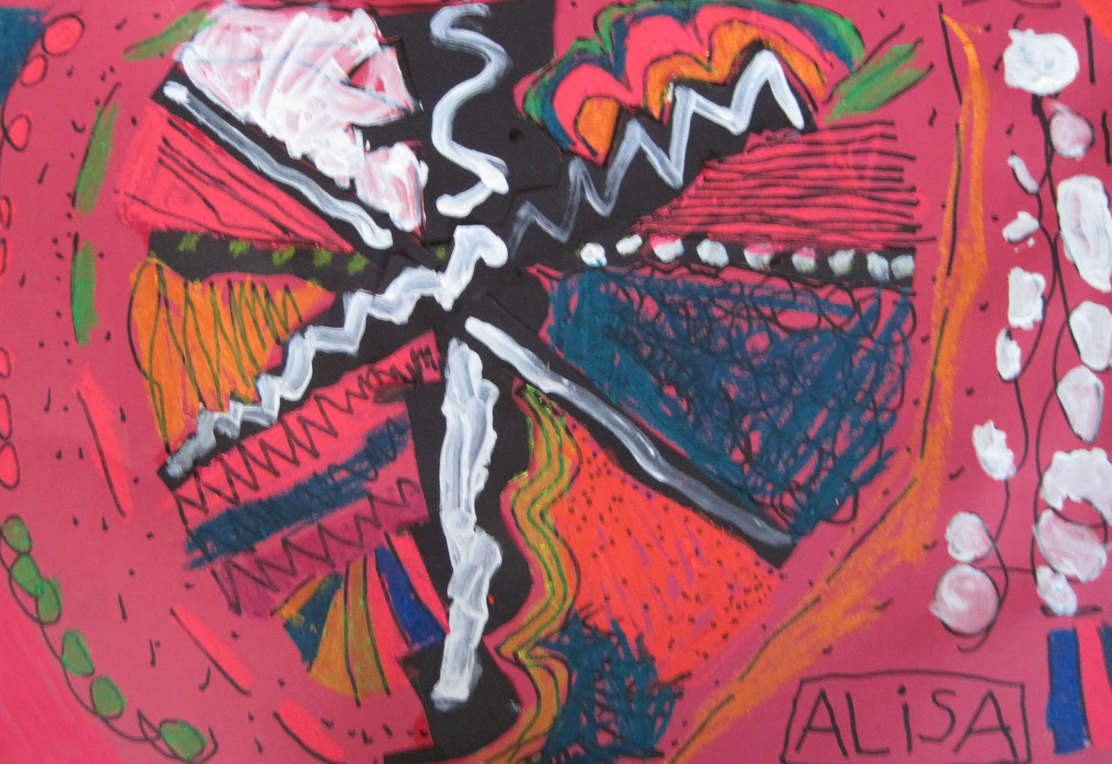 Lovely Line Collages