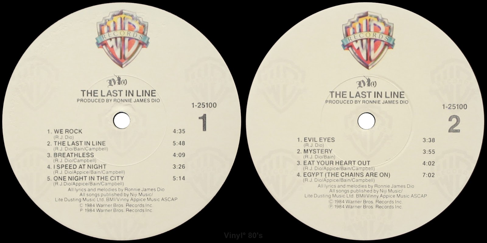 1984 The Last in Line - Dio - Rockronología