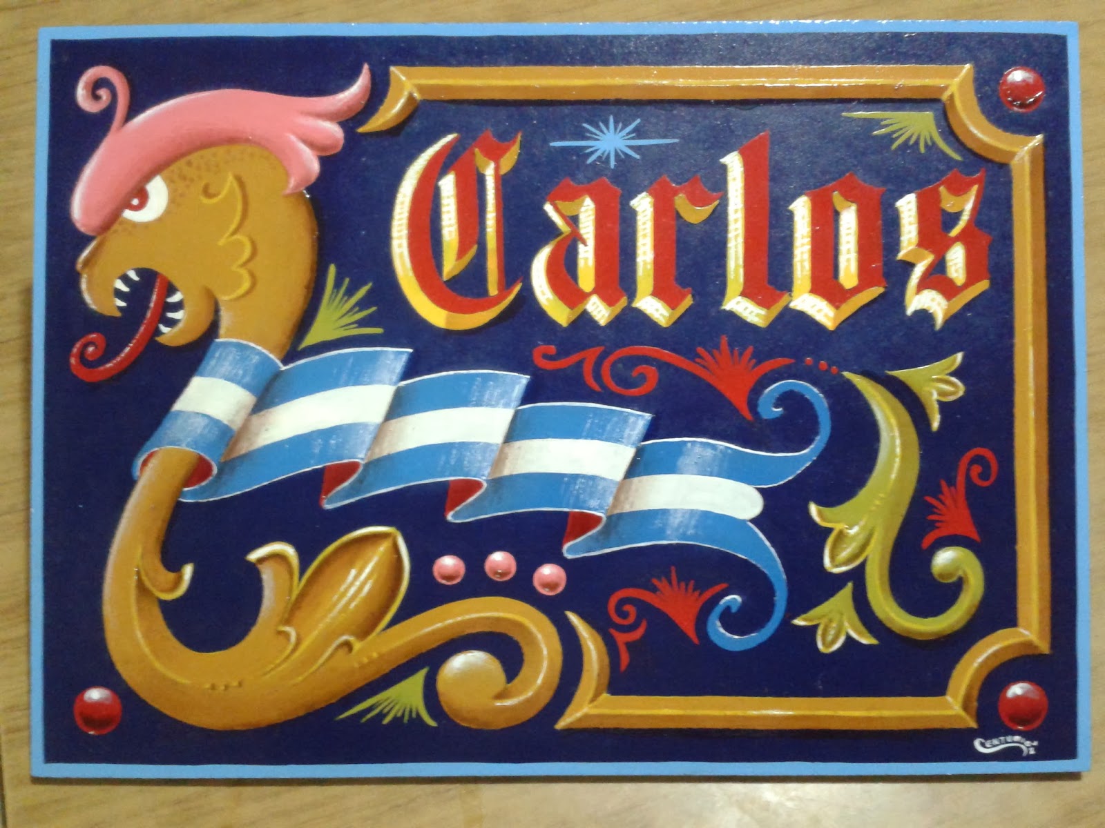 Fileteado Porteño : Filete porteño: imágenes de algunas de mis obras