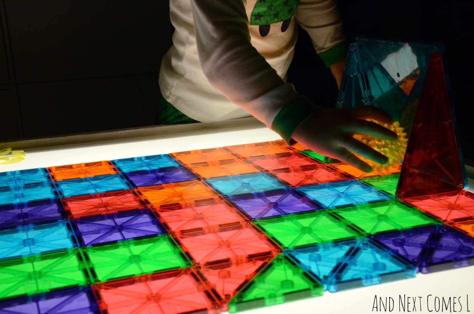 Soccer Light Table Play | And Next Comes L - Hyperlexia Resources