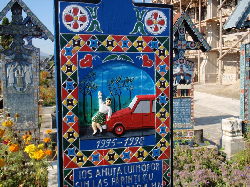 Just 4 me: The Happy Cemetery: Unusually Colorful and Entertaining ...