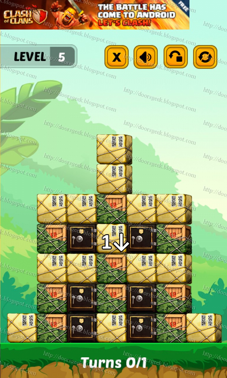 Swap The Box [Jungle] Level 5 Solution ~ Doors Geek