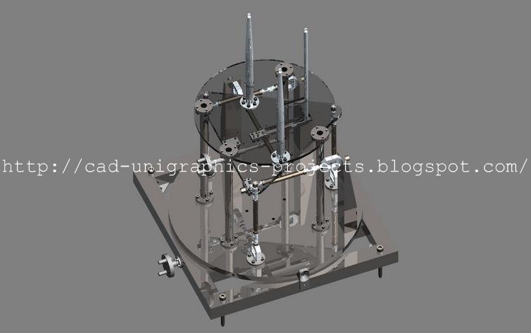 CAD designs by Ivan: Wind tunnel balance, 6-component