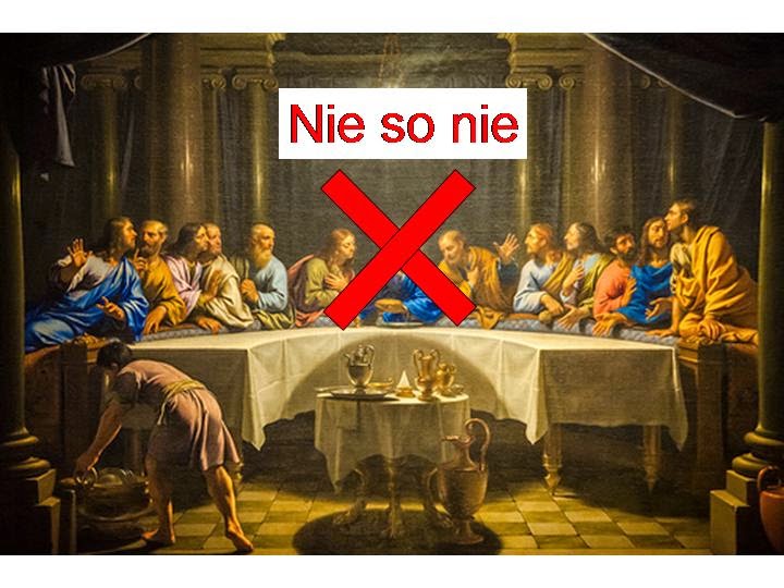 Jesus wys sy liefde deur die kruis en sy voorbeeld van nederigheid ...