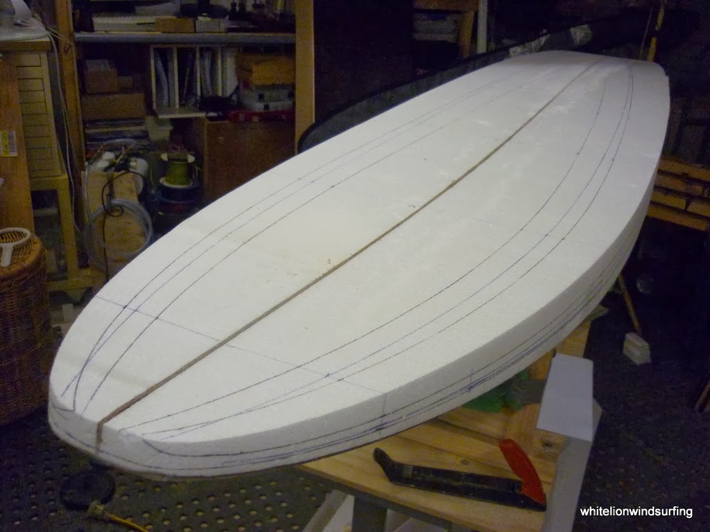 Whitelion Windsurfing: Board Building Project - HD Creeper 48 - Stage 3 ...