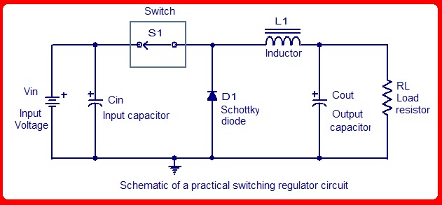 SKEMA RANGKAIAN AMPLIFIER: Switching regulator