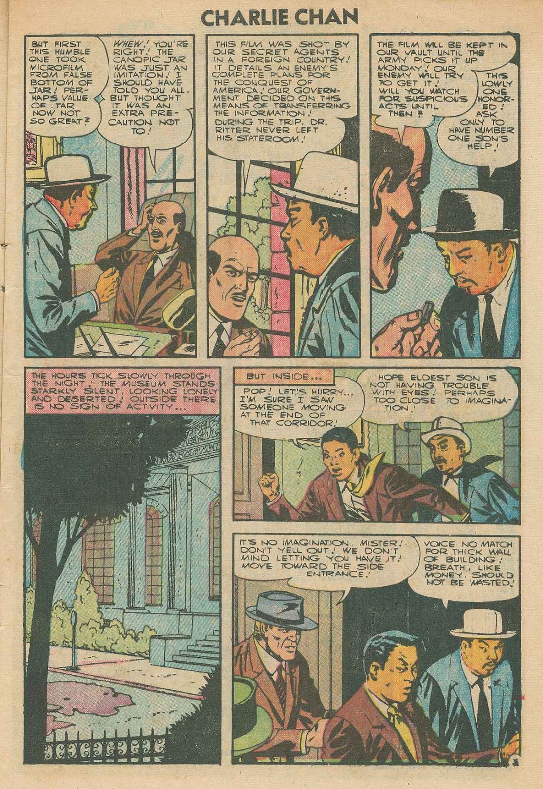 Old-fashioned Comics: Charlie Chan #06-#09 (1955-1956) Complete Series ...