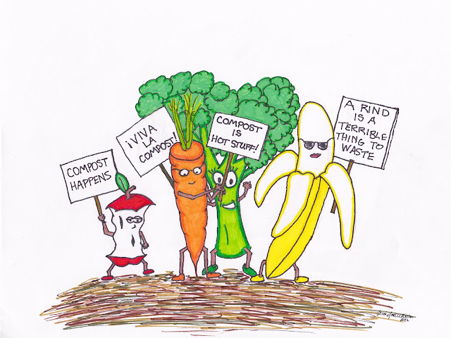 Compost Pilot Project at UCSB: CARTOON DESIGN WINNER!