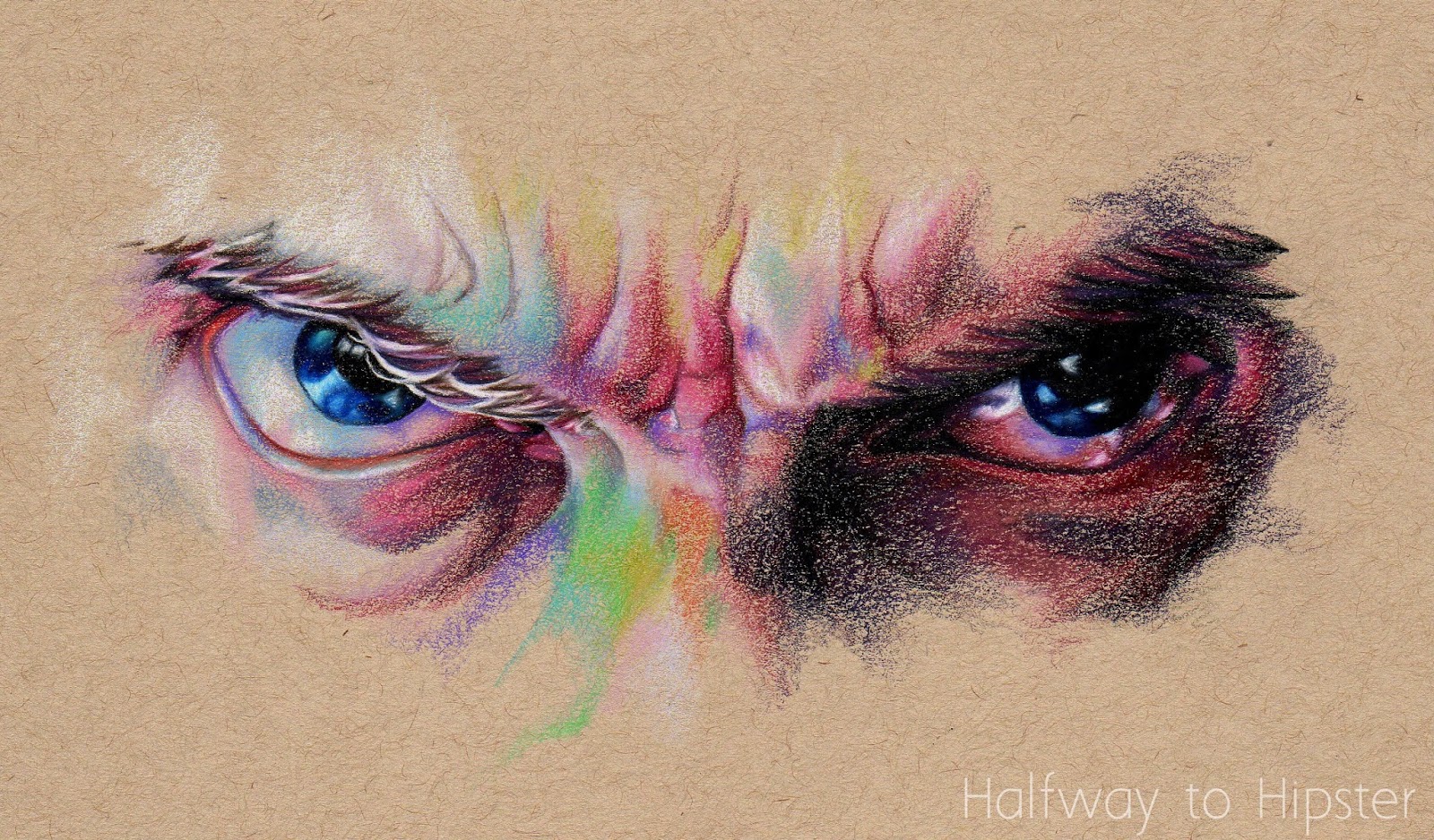 Halfway To Hipster: Drawing with Toned Paper