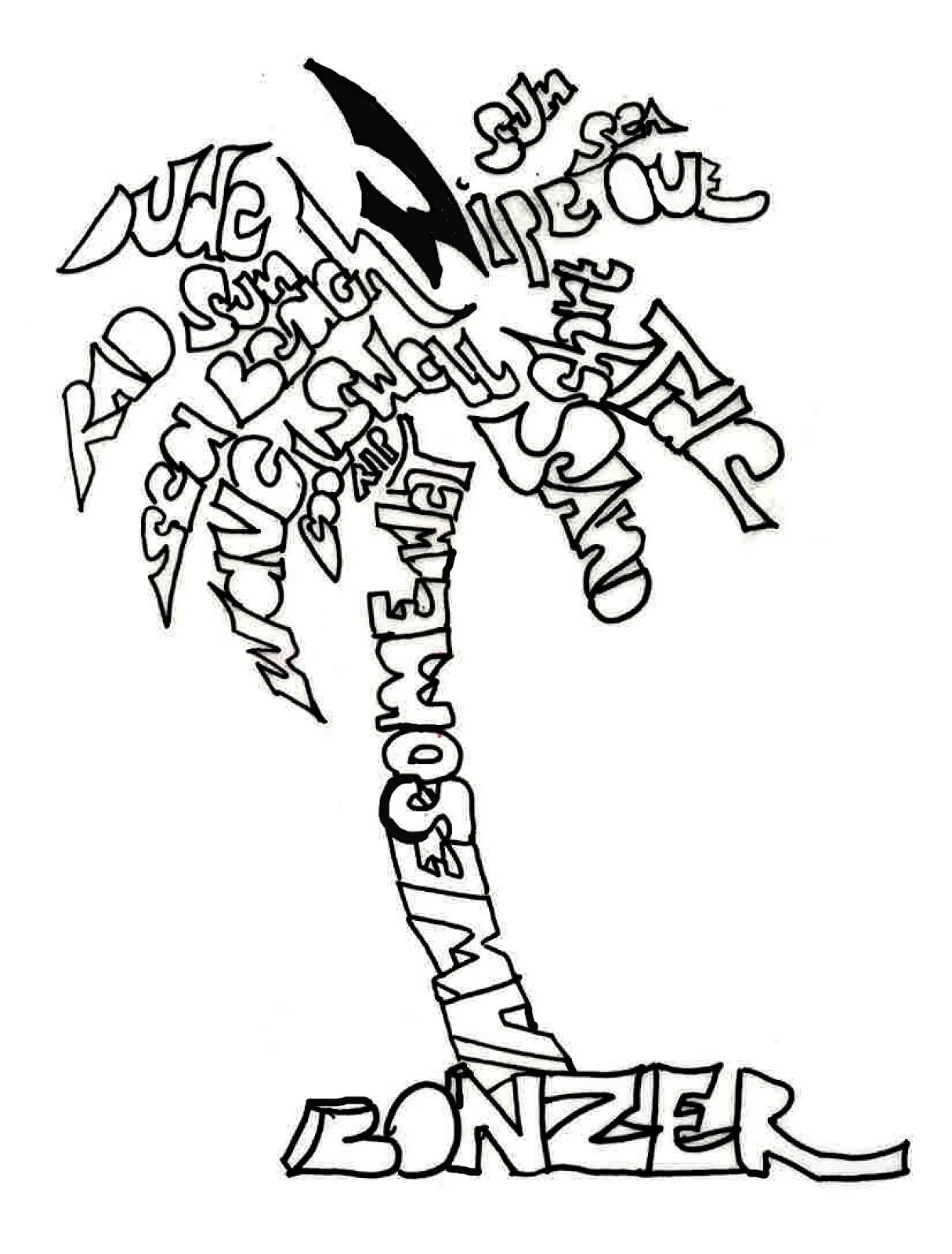 Dannielle Ishola: Graphics: Oscar Wilson Calligram T-shirt Logo Print