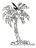 Dannielle Ishola: Graphics: Oscar Wilson Calligram T-shirt Logo Print