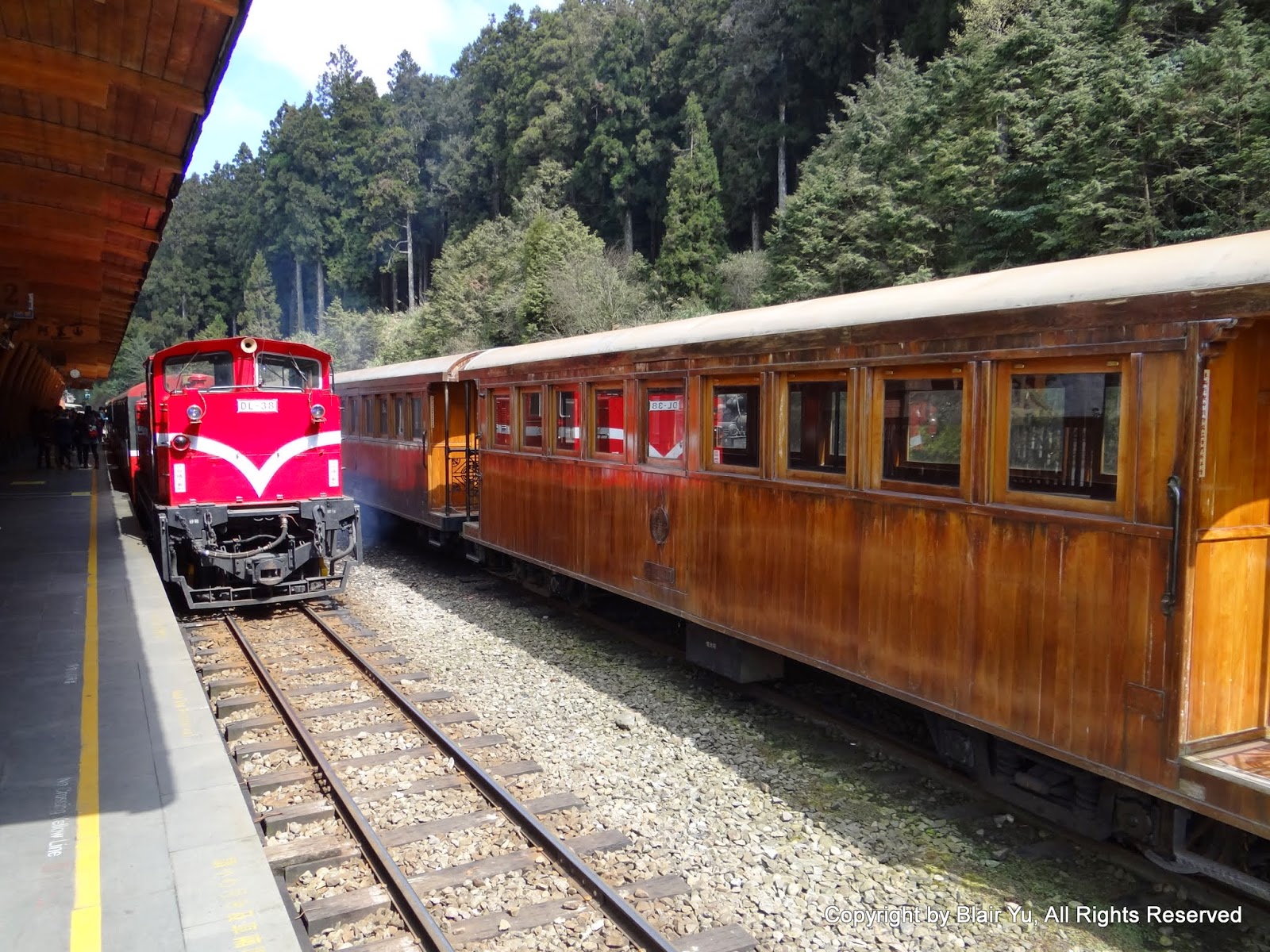 Blair's 鐵道攝影: 阿里山森林鐵路檜木車廂(檜木列車) Alishan Forest Railway Hinoki Train ...