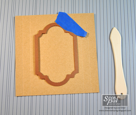 Silver Stamping: Scor-Pal Tutorial - Shadow Box Card