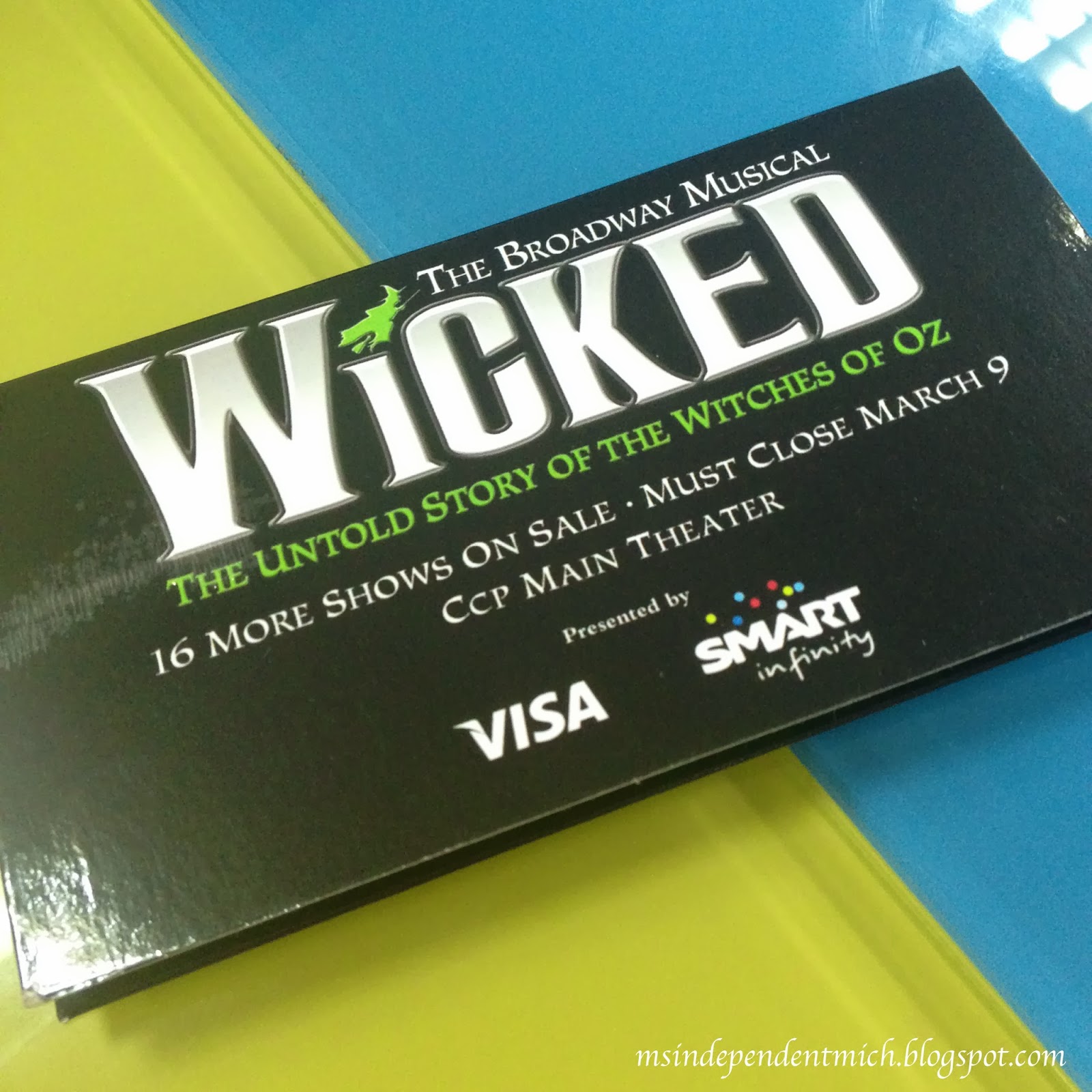 Close your Eyes and JUMP!: Wicked: The Untold Story of the Witches of Oz