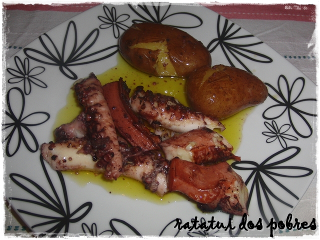 Polvo e pota à lagareiro