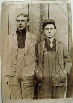 RIVETED: EARLY 1900'S DENIM OVERALLS