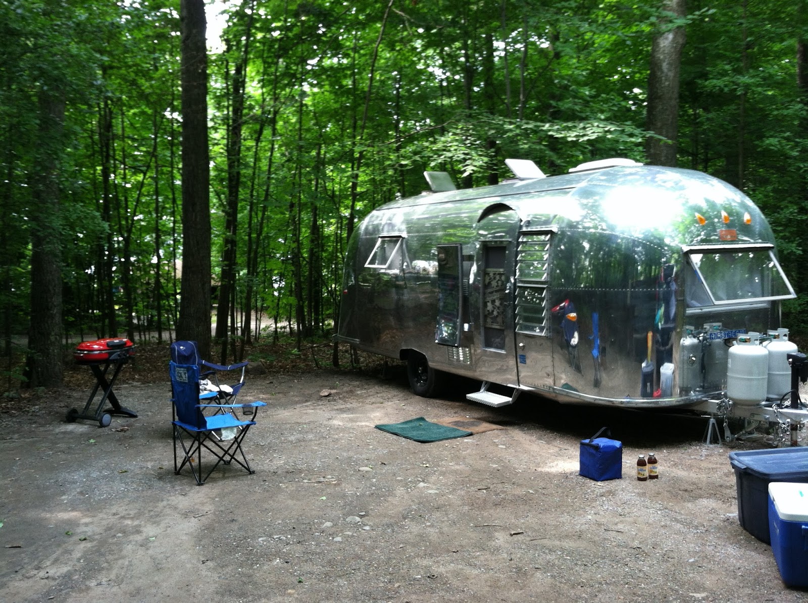 The Midllife Crisis - 1960 Airstream Restoration: CAMPING CAMPING CAMPING