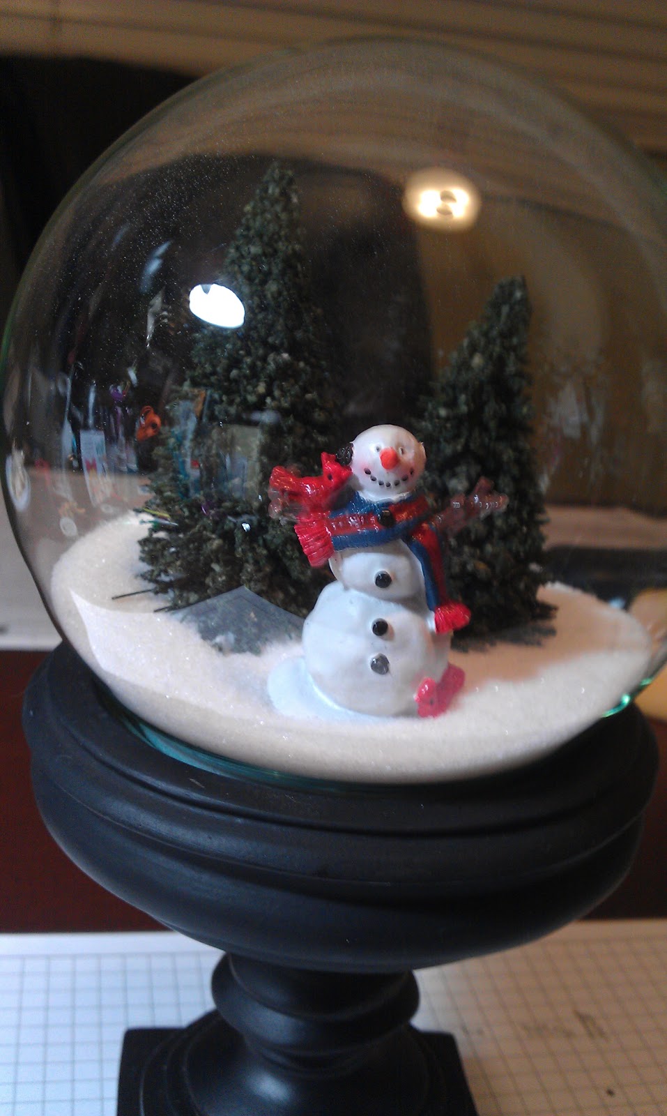Holly's Stamping Addiction: Winter Scene Snow Globe