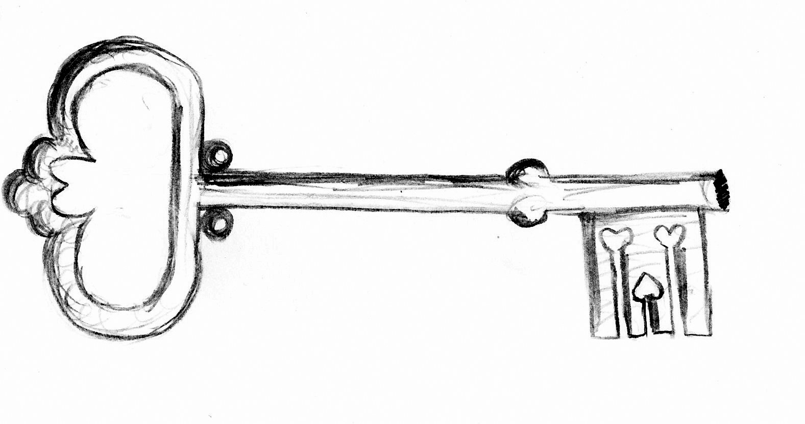 D's Sketch Blog: [ 319 ] skeleton key.... of love?