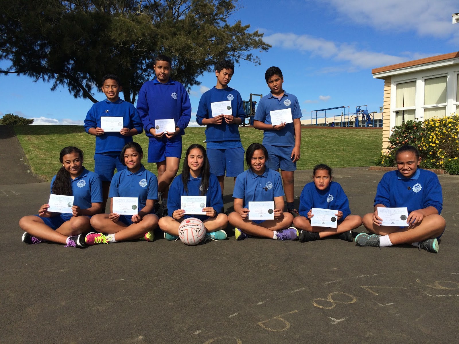 Room 8 @ Ruapotaka School: Inter-school Netball Competition 2015